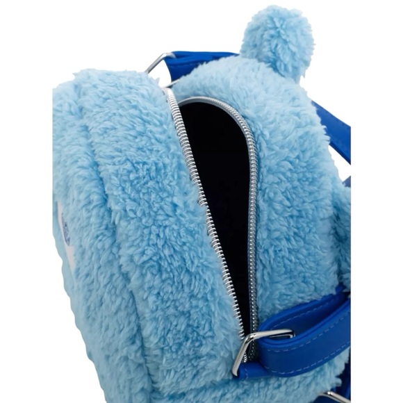 Loungefly | Bags | New Loungefly Care Bears Grumpy Bear Fuzzy Crossbody ...